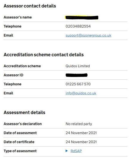 Domestic EPC Certificate Explained - EPC Training